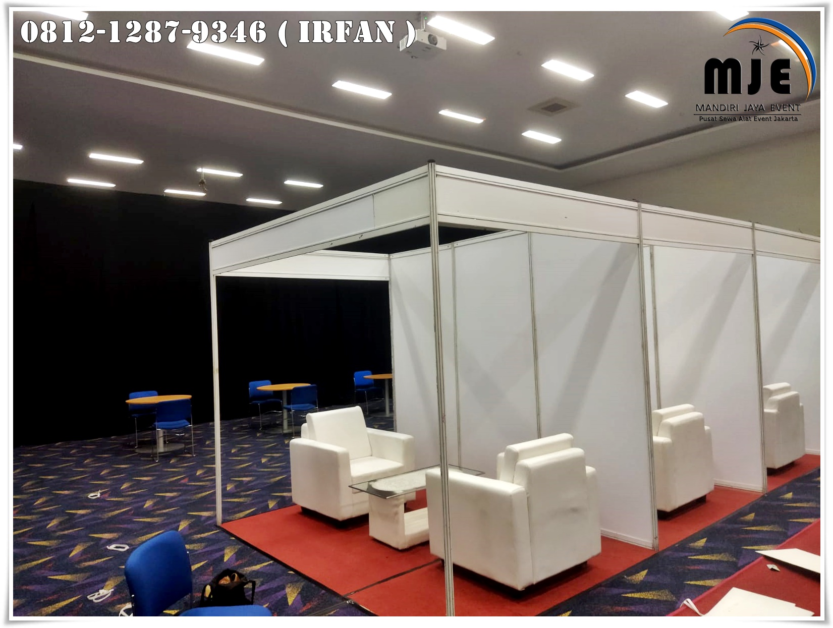 RENTAL ONE SET PARTISI DAN SOFA KOTAK PUTIH EVENT TELKOM UNIVERSITY ...