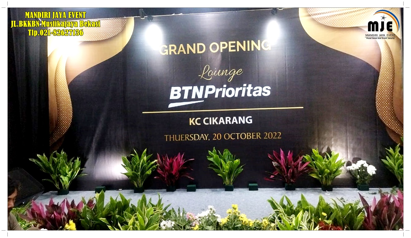 SEWA BACKDROP DAN MINI GARDEN EVENT BTN KC CIKARANG – Spesialis Jasa ...