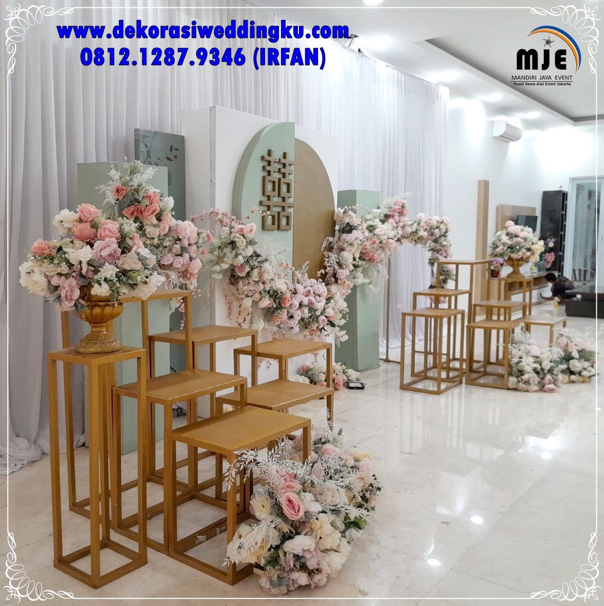 JASA SEWA DEKORASI BUNGA PELAMINAN DAN GATE WEDDING BOGOR – Spesialis ...