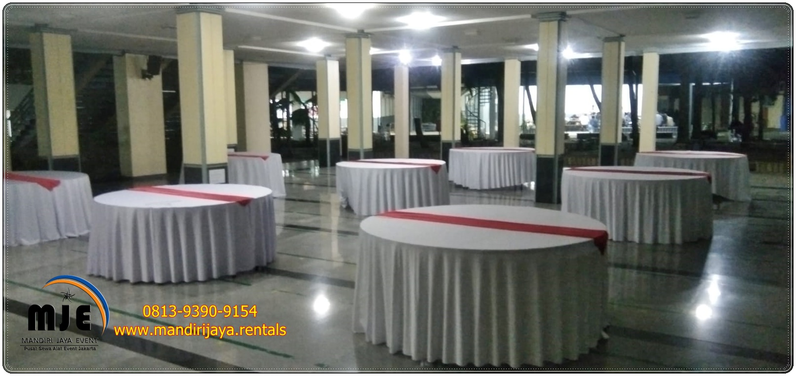 SEWA MEJA BULAT EVENT UNIVERSITAS TRISAKTI JAKARTA – Spesialis Jasa ...