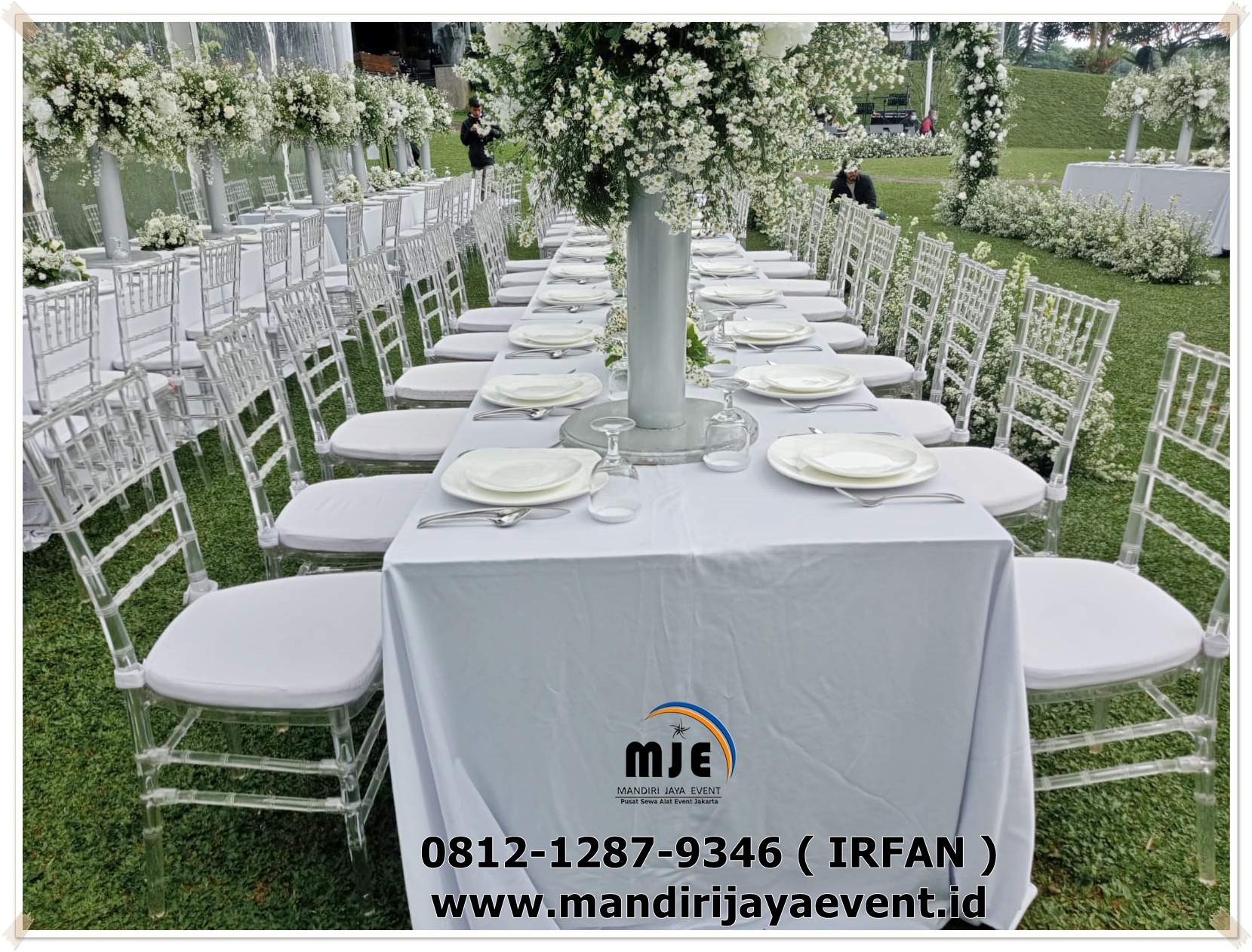 Meja Panjang/Long Table – Spesialis Jasa Dekorasi Wedding di Jakarta