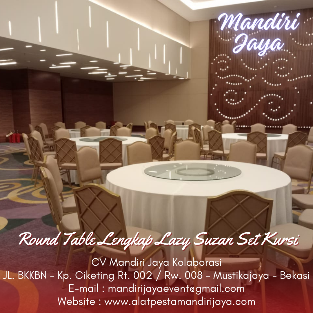 Sewa Round Table Lengkap Lazy Suzan Set Kursi Jakarta – Spesialis Jasa ...
