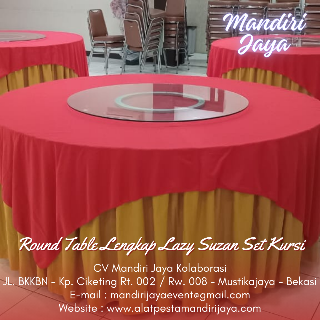 Sewa Round Table Lengkap Lazy Suzan Set Kursi Jakarta – Spesialis Jasa ...