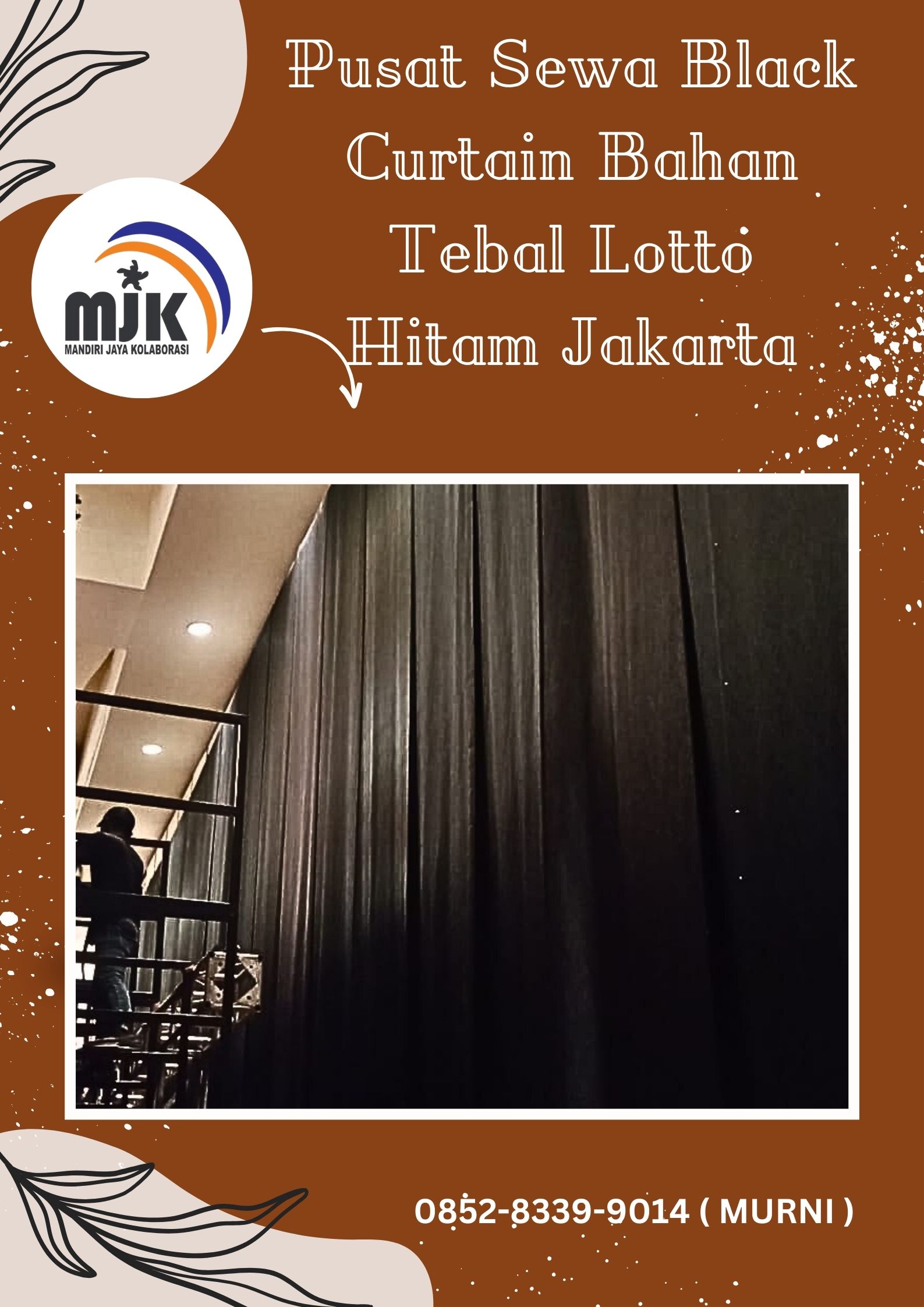 Black curtain – Spesialis Jasa Dekorasi Wedding di Jakarta