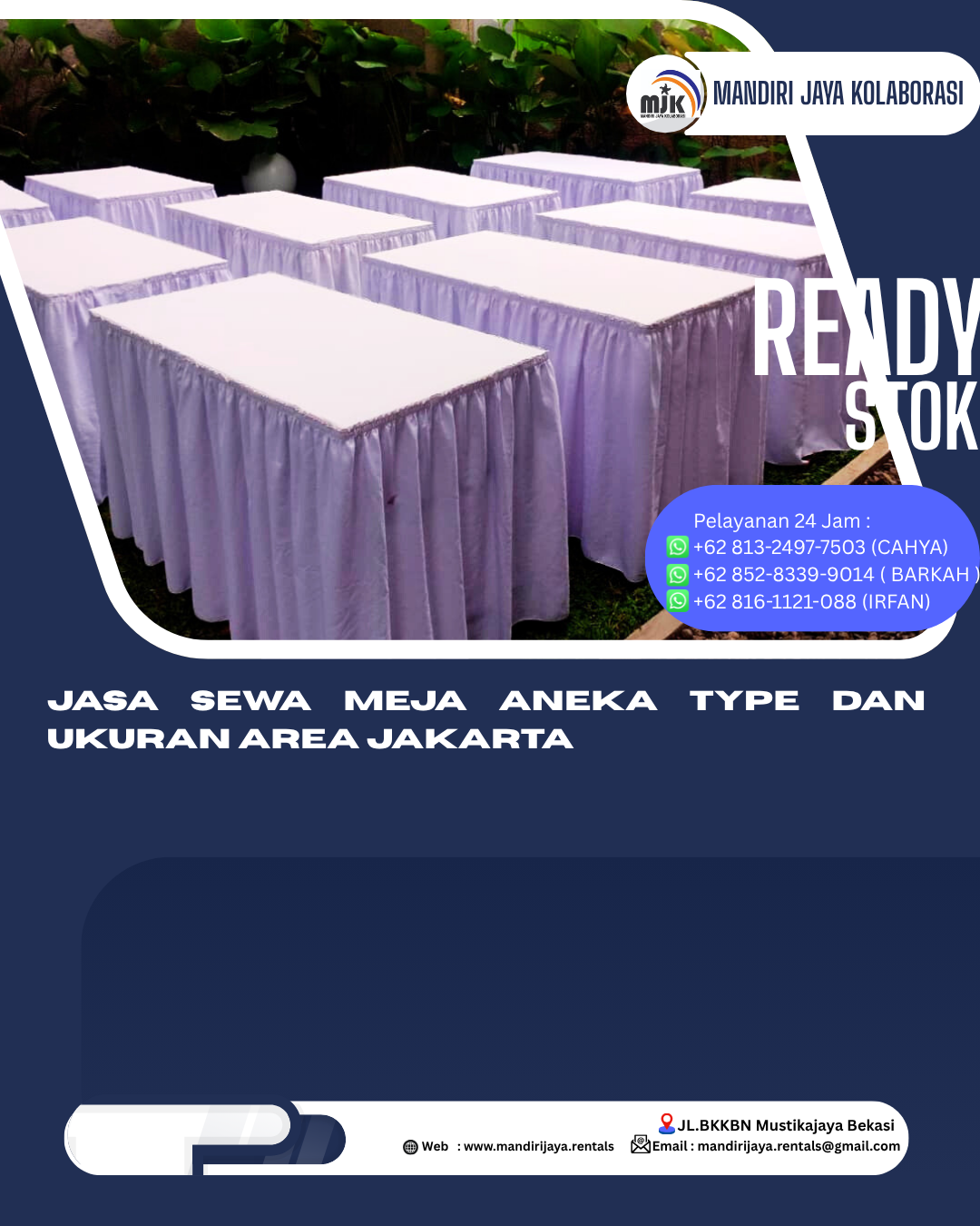 Jasa Sewa Meja Aneka Type Dan Ukuran Area Jakarta – Spesialis Jasa ...