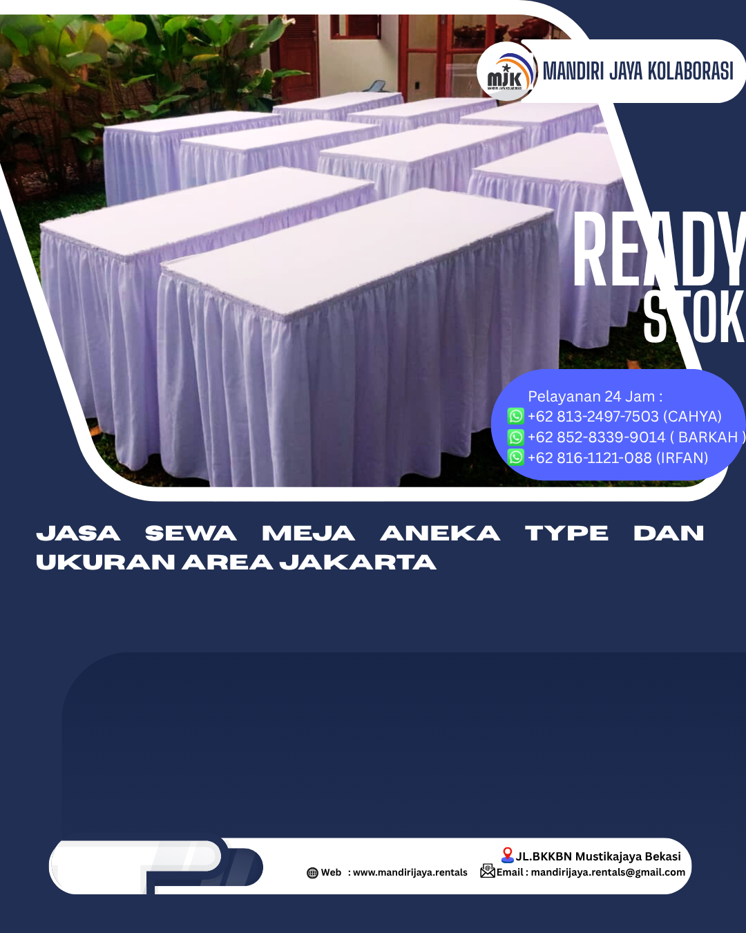 Jasa Sewa Meja Aneka Type Dan Ukuran Area Jakarta – Spesialis Jasa ...
